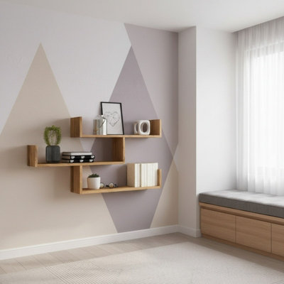 TRIO 003 Compact Laminated Shelf for Versatile Use in Any Interior Wotan
