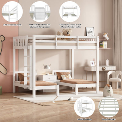 Bunk beds with side rails store