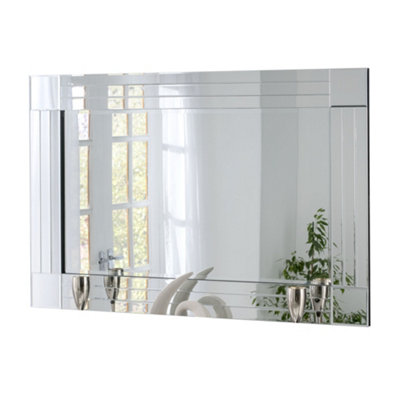 Triple Edge Mirror Bevelled 90x60cm