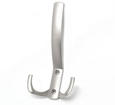 Triple Hat Coat Hanger Hook Door Wall Bath 143mm K23 Model - Colour ...