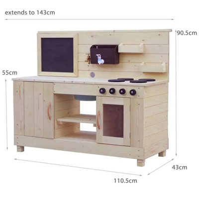 Triple Mud Kitchen for Creative Mud Recipes