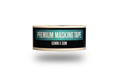 TRIPLE PACK Premium Masking Tape - 14 Day Clean Removal - 50mm x 50mtr ...