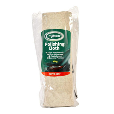 Triplewax 100% Super Soft Cotton Polishing Cloth 400g | DIY at B&Q