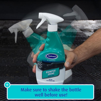 Triplewax Bumper Shine New Look Suitable For Plastic Bumpers & Trim 500mlx12