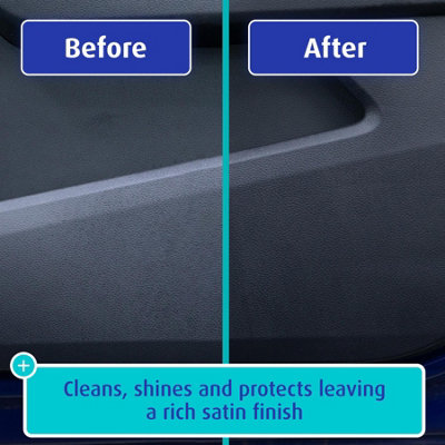 Triplewax Car Dash Shine Valet Interior Plastic Trim Satin Finish 500ml x4