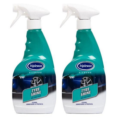 Triplewax Tyre Shine Dressing New Look Finish Clean & Protect Spray ...