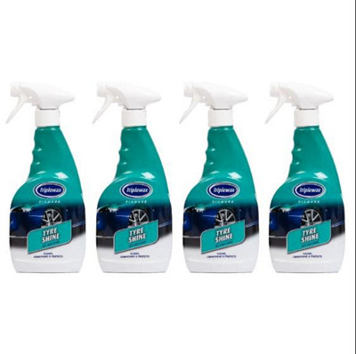Triplewax Tyre Shine Dressing New Look Finish Clean & Protect Spray ...
