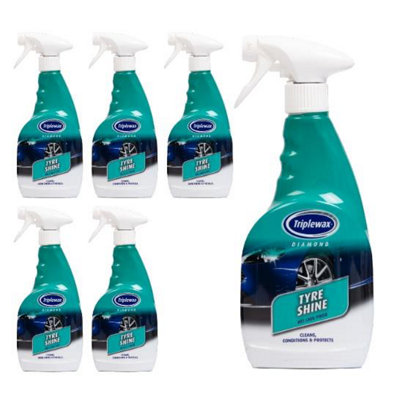 Triplewax Tyre Shine Dressing New Look Finish Clean & Protect Spray ...
