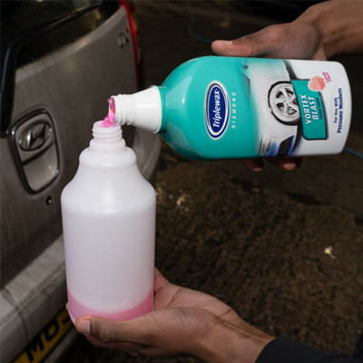 Triplewax Vortex Blast Snow Foam Thick Car Shampoo Vehicle Cleaner 1L x3