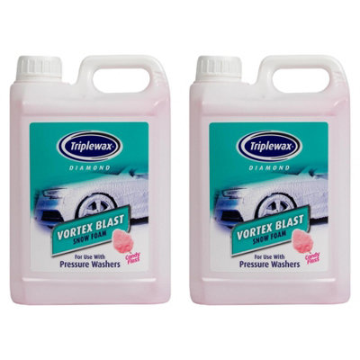 Triplewax Vortex Blast Snow Foam Thick Car Shampoo Vehicle Cleaner 2.5L x2