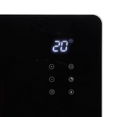 Tristar 2000W SMART Electric Glass Panel Heater Black