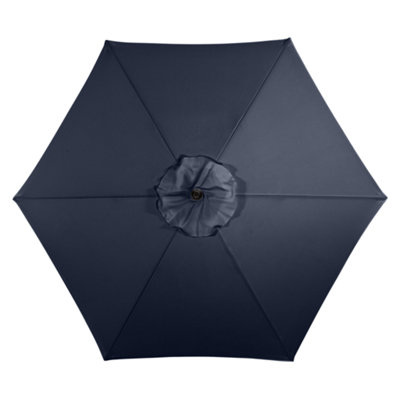 Triton 3m Aluminium Parasol in Navy