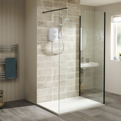 Triton AS2000SR Silent Running Thermostatic Power Shower White & Chrome ...
