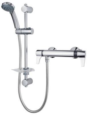 TRITON CLUB EXE LEVER PADDLE HANDLE THERMOSTATIC UNICHROME BAR MIXER SHOWER