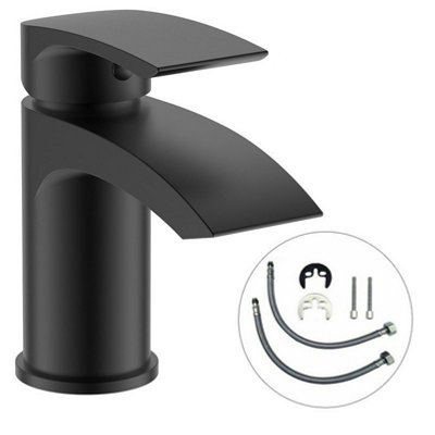 Triton Push Button Thermostatic Bar Mixer Shower Matte Black Riser Rail ...