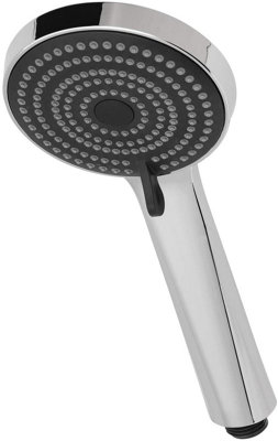 Triton Sara Shower Head Chrome Universal 3 Spray Modes High Flow High Pressure