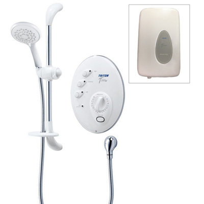 Triton T300si 8.5kw Remote Digital Electric Shower White Chrome + Power ...