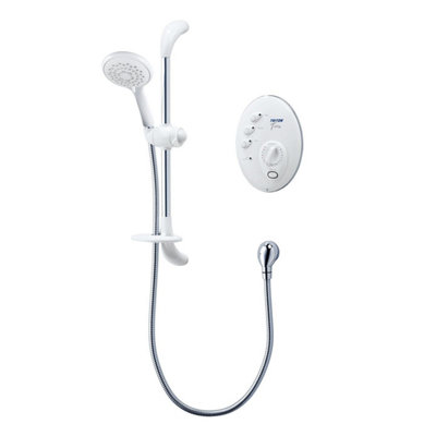 Triton T300si 8.5kw Remote Digital Electric Shower White Chrome + Power ...