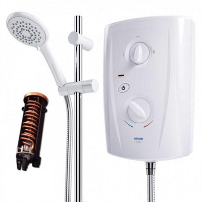 Triton T80 Pro-Fit Electric Shower 8.5kw - Pro Fit Duraflow Anti Scale ...
