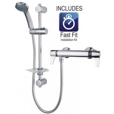 Triton UNEXTHBMINC Lever Handle Unichrome EXE Bar Mixer Shower + Fast ...
