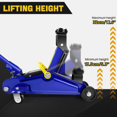 Trolley Jack 2 Ton Tonne Low Profile Hydraulic Floor Lifting Car Van ...