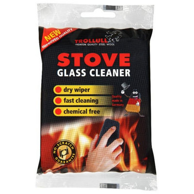 Trollull Steel Wool Stove Gl Cleaner (Pack of 2) Black (One Size) | DIY ...