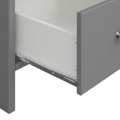 Tromso 3 + 3 Wide Chest of Drawers Grey