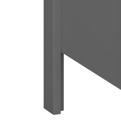 Tromso 3 + 3 Wide Chest of Drawers Grey