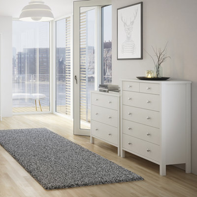 Buy Tromso 3 Drawer Chest Off White at B&Q