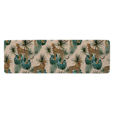 Tropical Cheetah Runner Special Soft Home Rug