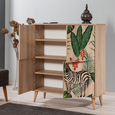 Tropical - Sideboard - Solid Wooden Legs