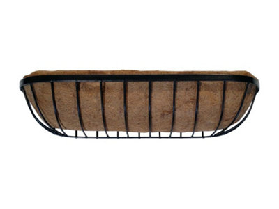 Trough Planter / Manger Planter - Prelined with coco liner - 30"