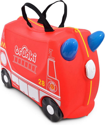 TRU Trunki Ride-On Suitcase - Frank the Fire Engine (Red)