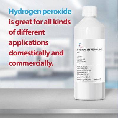 True Chem - Hydrogen Peroxide 6% Solution, Multi-Purpose Cleaner, 20 ...