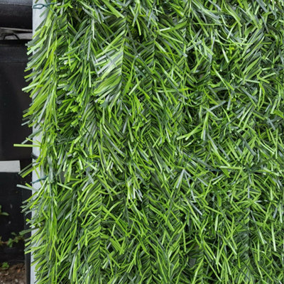 True Products Artificial Conifer Hedge Garden Fence Privacy Screening ...
