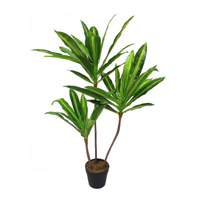 True Products Artificial Dracaena Fragrans Dragon Tree 100cm