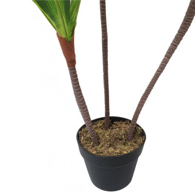 True Products Artificial Dracaena Fragrans Dragon Tree 100cm