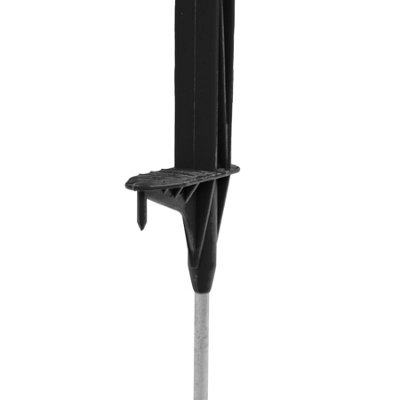True Products Black 4ft/1.2m Heavy Duty Plastic Electric Fence Posts ...
