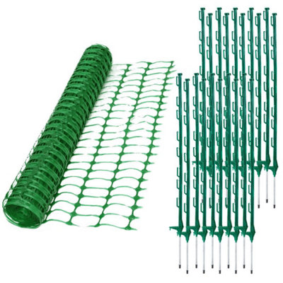 True Products Green 5.5kg Safety Barrier Mesh Fence Netting 1m x 50m ...