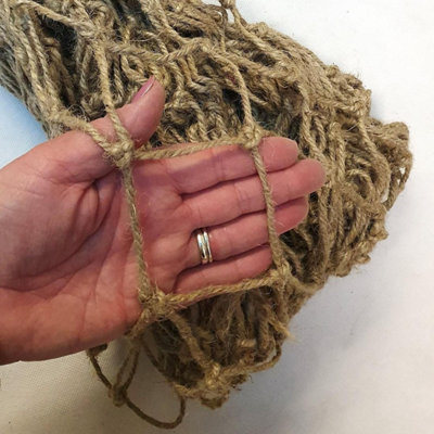 True Products Jute Heavy Duty Pea & Bean Netting For Climbing Plants ...
