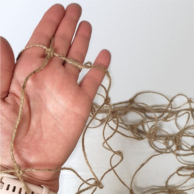 True Products Jute Pea & Bean Netting For Climbing Plants 100% Natural ...