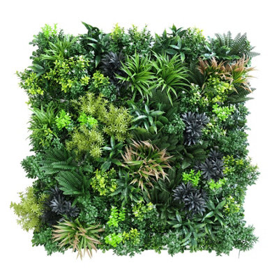True Products Luxury Artificial Living Wall Green Plant Panel 1m x 1m ...