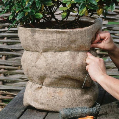 True Products Natural Jute Hessian Biodegradable Landscaping Fabric ...