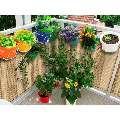 True Products Poly Rattan Weave Artificial Screening Fencing Balcony ...