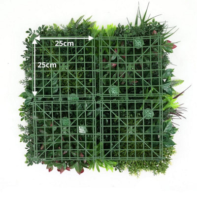 True Products Premium Artificial Green Plant Living Wall Panel 50cm x ...