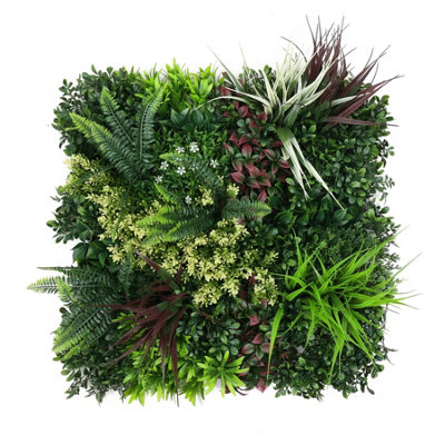 True Products Premium Artificial Green Plant Living Wall Panel 50cm x ...