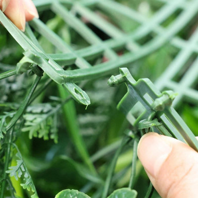 True Products Premium Artificial Green Plant Living Wall Panel 50cm x ...