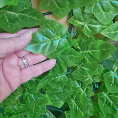 True Products Premium Artificial Ivy Leaf Hedge Garden Fence Privacy ...