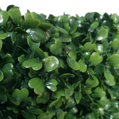 True Products Premium Freestanding Artificial Boxwood Hedge - Medium