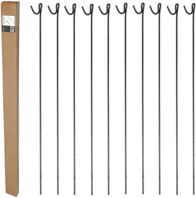 True Products Steel Temporary Fencing Pins 8mm x 1250mm Pack of 10